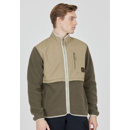 WHISTLER Herren Fleecejacke "Oak", gr&uuml;n, Gr. XXL, mehrfarbig, 100% Polyester, Jacken, aus atmungsaktivem Material