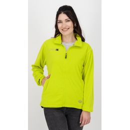 DEPROC Active Damen Fleecejacke "CELISTA NEON", gr&uuml;n, Gr. 36, 100% Polyester, Jacken, auch in Gro&szlig;en Gr&ouml;&szlig;en erh&auml;ltlich