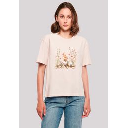 F4NT4STIC Damen T-Shirt "Ostern K&uuml;ken Ei Blumen", pink, Gr. M, Obermaterial: 100% Baumwolle, Shirts, Premium Qualit&auml;t