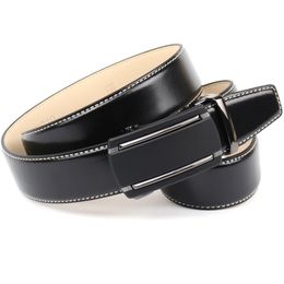 Anthoni Crown Herren Lederg&uuml;rtel, schwarz, Gr. 85, Obermaterial: 100% Rindsleder, G&uuml;rtel