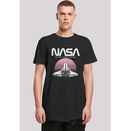 F4NT4STIC Herren T-Shirt "NASA Space Shuttle Sunset'", schwarz, Gr. XXL, Obermaterial: 100% Baumwolle, Shirts, Print