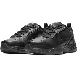 Nike Herren Sneaker "AIR MONARCH IV", Gr. 45, schwarz, Leder, Synthetik, Textil, Schuhe