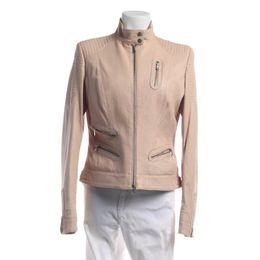 Schyia Lederjacke / Ledermantel Damen Gr&ouml;&szlig;e S creme