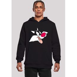 F4NT4STIC Herren Sweatshirt "Hoodie 'Looney Tunes Sylvester'", schwarz, Gr. 5XL, Obermaterial: 65% Baumwolle, 35% Polyester, Sweatshirts,