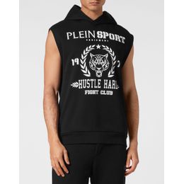 Plein Sport Herren Sweatshirt "Tiger", schwarz-wei&szlig;, Gr. L, Obermaterial: 88% Baumwolle, 12% Polyester, Sweatshirts