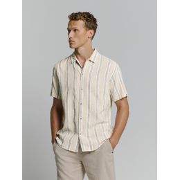 NO EXCESS Herren Langarmhemd "NO EXCESS Leinenhemd", beige, Gr. XXL, 51% Leinen, 49% Baumwolle, Hemden