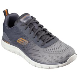Skechers Damen Sneaker "TRACK-RIPKENT", Gr. 44, gr&uuml;n, Synthetik, Textil, Schuhe, Freizeitschuh, Halbschuh, Schn&uuml;rschuhin veganer Verarbeitung