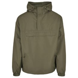 Brandit Herren Allwetterjacke "Brandit Herren Summer Pull Over Jacket"olive, Gr. L, mehrfarbig, 100% Polyester, Jacken