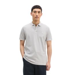 Marc O'Polo Poloshirt MARC O'POLO "aus Organic Cotton-Stretch", Herren, Gr. M, concrete clay, Obermaterial: 95% Baumwolle, 5% Elasthan, unifarben, slim fit, Rippb&uuml;ndchen, Shirts