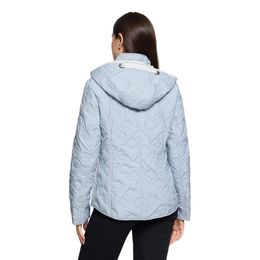 Gil Bret Damen Outdoorjacke, blau, Gr. 44, Strukturmuster, unifarben, Web, Obermaterial: 100% Polyester, Jacken, mit Strukturmuster