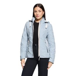 Gil Bret Damen Outdoorjacke, blau, Gr. 40, Strukturmuster, unifarben, Web, Obermaterial: 100% Polyester, Jacken, mit Strukturmuster