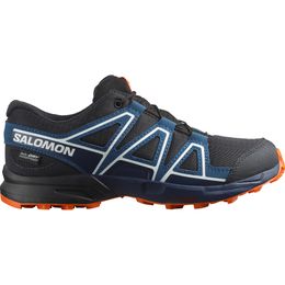 Salomon Kinder Outdoorschuh "SPEEDCROSS WP J", Gr. 38schwarz navy, dunkelblau, rot orange, Synthetik, Textil, Schuhe, wasserdicht