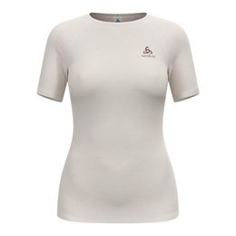 Odlo Merino PW 140 Seamless BL Top Crew Neck s/s Bekleidung Damen wei&szlig;
