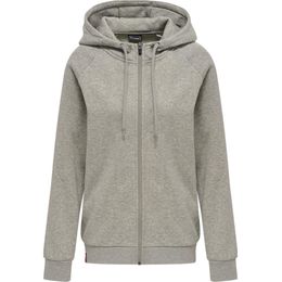 Hummel Sweatjacke Damen Gr&ouml;&szlig;e XL graumeliert