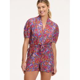 Shiwi Jumpsuit Damen Gr&ouml;&szlig;e S violettblau / orange / pink / ros&eacute;