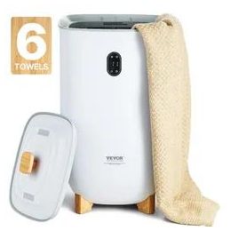 VEVOR 35L gro&szlig;er Handtuchw&auml;rmer-Eimer, Handtuchw&auml;rmer mit LED-Bildschirm und Trockenfunktion, intelligenter Handtuchw&auml;rmer mit einstellbarem Timer f&uuml;r Badezimmer, Bademantel, Decke und Pyjama, automatische Abschaltung, wei&szlig;