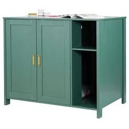 VEVOR Katzenschrank, 1050x680x885 mm, Katzenklo Schrank mit eingebauter Steckdose, Schublade & abnehmbarer Trennwand, passend f&uuml;r die meisten selbstreinigenden/intelligenten Katzentoiletten