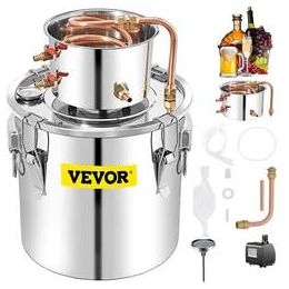 VEVOR Distillieranlage Moonshine, 50 L Wasser Alkohol Destillierer Moonshine &Phi; 40 x 40 cm Kesselfass-Gr&ouml;&szlig;e, Moonshine Still Distiller mit zweifacher Temperaturregelung, Destillierger&auml;t Alkohol