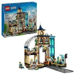 Lego City 60469 Hauptbahnhof Bausatz, Mehrfarbig