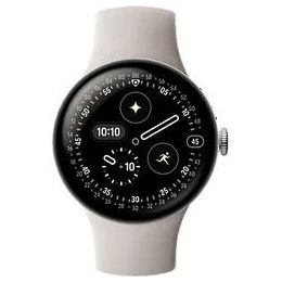 Google Pixel Watch 4 41 LTE Smartwatch Fluorelastomer, 130-215, Porcelain