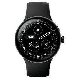 Google Pixel Watch 4 41 Wi-Fi Smartwatch Fluorelastomer, 130-215, Obsidian