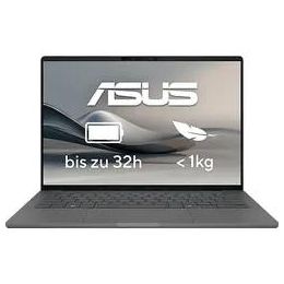ASUS Zenbook A14 UX3407RA-QD008W, Copilot + PC, Notebook, mit 14 Zoll Display, Qualcomm Snapdragon X1E-78-100 Prozessor, 16 GB RAM, 1 TB SSD, AdrenoTM Onboard Graphics, Grau, Windows 11 Home (64 Bit)