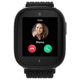 XPLORA XPLORA X6 Gen 2 Kindersmartwatch Textilarmband, L 90 - 146 mm / B 22mm x H 3.3 mm, Schwarz