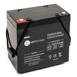 Wattstunde Akku AGM12-50 12V VRLA AGM Batterie 50Ah C20