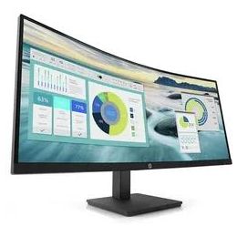 HP P34hc G4 34 Zoll / 86,36 cm WQHD Curved USB-C Monitor (21Y56AA) - HP Power Partner