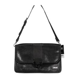 Cinque Handtasche klein Leder Damen Gr&ouml;&szlig;e One Size Second Hand schwarz