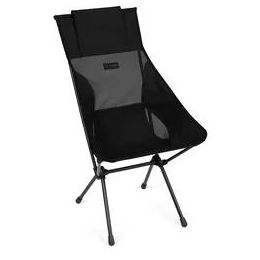 Helinox Campingstuhl Sunset Chair (hohe R&uuml;ckenlehne, neue verstellbare Kopfst&uuml;tze) Blackout Edition schwarz