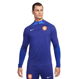 Nike Funktionsshirt 'Niederlande Strike 2022' Herren Gr&ouml;&szlig;e XL blau / dunkelblau / orange / wei&szlig;