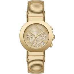 Chronograph Michael Kors "GRAMERCY", gold (gelbgoldfarben), Armbanduhren, Damen, Chronograph, Quarzuhr, Armbanduhr, Damenuhr, Edelstahlarmband, analog, Tag