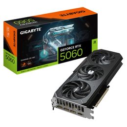 Gigabyte Grafikkarte "GeForce RTX 5060 GAMING OC 8G Grafikkarte - 8GB GDDR7, 128bit, PCI-E 5", ohne farbbezeichnung, Grafikkarten