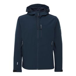 Softshelljacke North Bend "Softshelljacke NBRody M W-PRO 8.000 mit wasserdichter Beschichtung", Herren, Gr. L, blau (navy blazer), Obermaterial: 100% Polyester PES., unifarben, Jacken Softshelljacke
