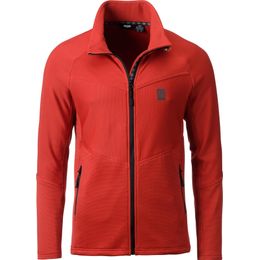 Fleecejacke LPO "Kaspar MN", Herren, Gr. S, molton lava, 94% Polyester, 6% Elasthan, regular fit, Jacken Fleecejacke