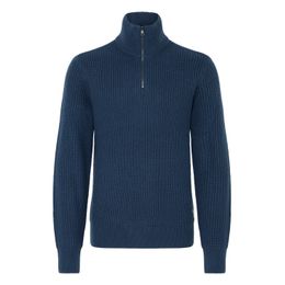 Troyer Blend "Troyer BHMRibe", Herren, Gr. L, blau (marineblaus), Obermaterial: 100% Polyacryl PAN., Pullover Troyer