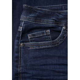 Loose-fit-Jeans Street One, Damen, Gr. 25, L&auml;nge 30, deep indigo soft washed, Jeans, 72% Baumwolle, 25% Polyester, 3% Elasthan, unifarben, lang, Jeans, im Loose Fit