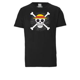 logoshirt Shirt 'One Piece - Skull' female Black size L