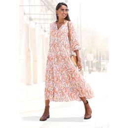 Lascana Damen Maxikleid, bunt bedruckt, Gr&ouml;&szlig;e 34