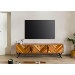 TV-Board Altholz 200x40x56 natur lackiert AVIGNON #140