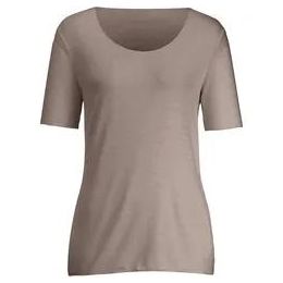 Rundhals-Shirt langem 1/2-Arm Peter Hahn beige, 38