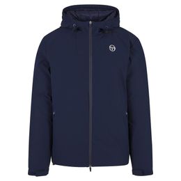 Sergio Tacchini Zip-Up Hoodie 'Rispecchio' male Blue size XXL