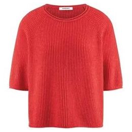 Rundhals-Pullover Kaschmir include rot, 42