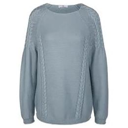 Rundhals-Pullover Peter Hahn blau, 44