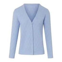Strickjacke aus 100% SUPIMA&reg;-Baumwolle Peter Hahn blau, 44