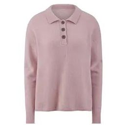 Polo-Pullover Kaschmir Peter Hahn ros&eacute;, 36