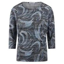 Rundhals-Shirt 3/4-Arm Peter Hahn blau, 36