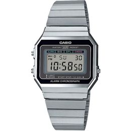 CASIO VINTAGE Digitaluhr Damen Gr&ouml;&szlig;e One Size schwarz / silber