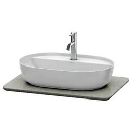 Duravit Luv Waschtisch-Konsole LU946503333 68,8x47,5cm, Grau Struktur, aus Quarzstein, mit 1 Ausschnitt